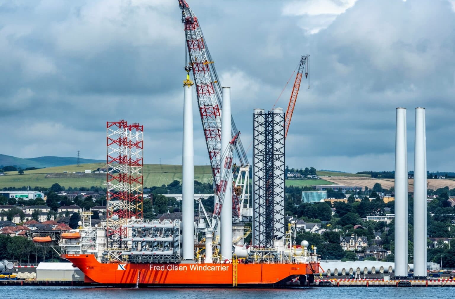 Pivotal moment for NnG as first wind turbine installed | Forth and Tay ...